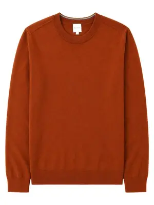 Paul Smith Maglia In Lana Merino - Orange