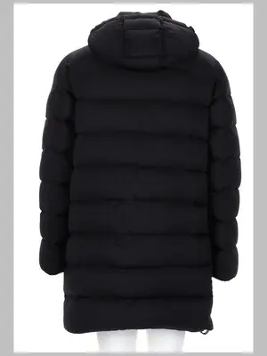 Herno Padded Hooded Coat - Black