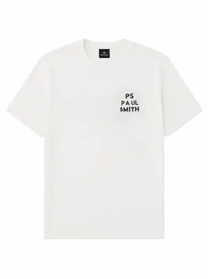 Paul Smith T-shirt Con Stampa - White