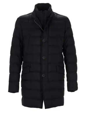 Herno Piumino Lungo Trapuntato - Black