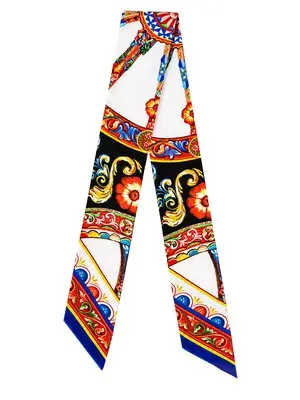 Dolce & Gabbana Twill Silk Bandeau