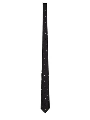 TOM FORD Cravatta In Raso - Black