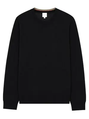 Paul Smith Maglia In Lana Merino - Black
