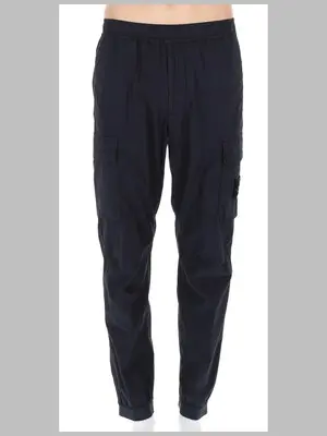 Stone Island Cargo Parachute Pants - Blue