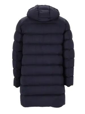 Herno Hooded Padded Coat - Blue