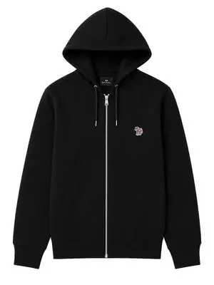 Paul Smith Felpa "zebra" Con Zip E Cappuccio