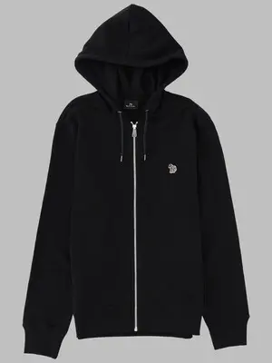 Paul Smith Felpa "zebra" Con Zip E Cappuccio