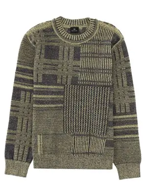 Paul Smith Maglia "patchwork" In Cotone - Multicolour