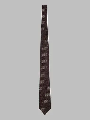 TOM FORD 8cm Jacquard Silk Cravat - Brown
