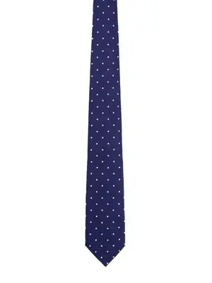 TOM FORD Jacquard Silk Cravat - Blue