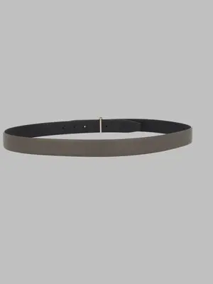 TOM FORD Cintura "t Icon" In Pelle Fiore - Dove