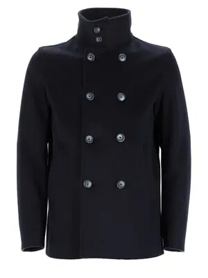 Herno Double-breasted High Neck Coat