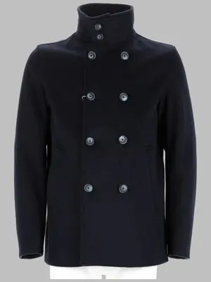 Herno Double-breasted High Neck Coat