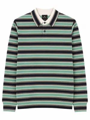 Paul Smith Maglia Polo In Lana Merino - Multicolour