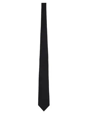 TOM FORD 8cm Silk Jacquard Cravat - Black