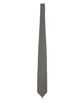 TOM FORD Tom Ford Jacquard Silk Cravat Multicolour