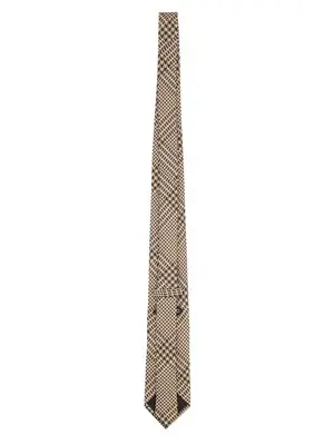 TOM FORD Silk Jacquard Tie 8cm - Beige