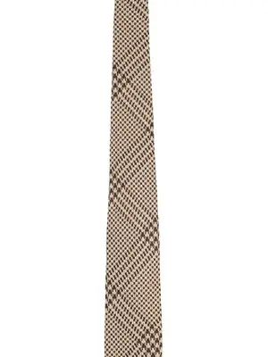 TOM FORD Silk Jacquard Tie 8cm - Beige