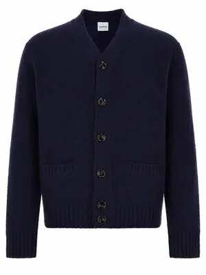 Aspesi Cardigan In Maglia - Blue