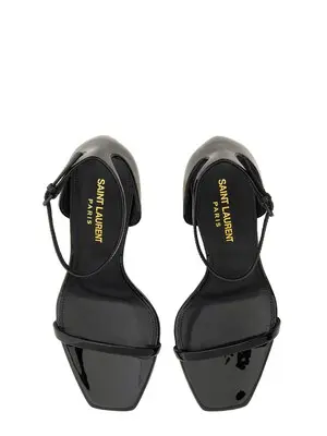 Saint Laurent Sandalo "opyum" Con Tacco