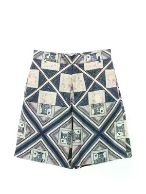 Dior X Kenny Scharf Silk Shorts