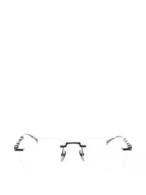 Gucci Rimless Bamboo-effect Eyeglasses - Grey