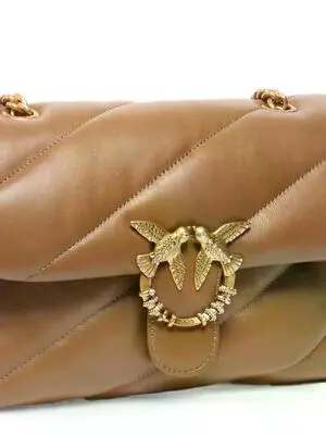 Pinko Love Birds Quilted Shoulder Bag