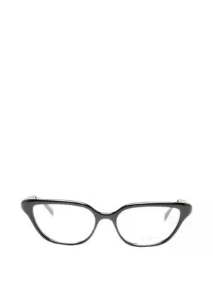 Gucci Bamboo-detail Cat-eye Frame Glasses - Black