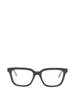 Gucci Double G Square Frame Glasses - Black