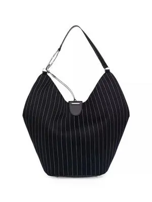 DONDUP Large Pinstripe Tote Bag