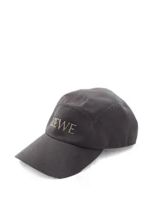 Loewe Camp Logo-embroidered Baseball Cap - Grey