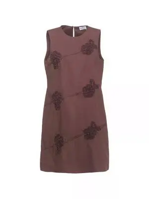 Marella Barca Embossed-flower Mini Dress