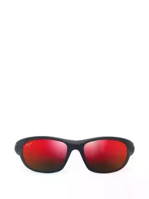Maui Jim Rectangle Frame Sunglasses - Black