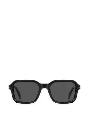 DB EYEWEAR BY DAVID BECKHAM Square Frame Sunglasses - Black