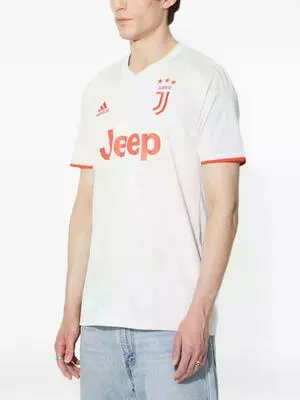 Adidas Juventus Logo Print V-neck T-shirt