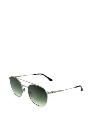 Lacoste Double-bridge Geometric-frame Sunglasses