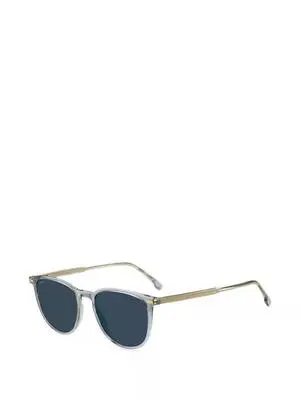 BOSS Pantos Frame Sunglasses With Logo Engraved Arms - Grey