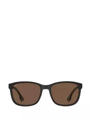 BOSS Rectangular Frame Sunglasses - Black