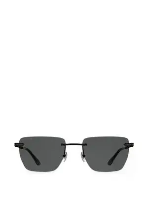 Lacoste Rimless Rectangle-frame Sunglasses - Black