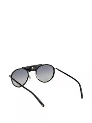Timberland Round Frame Sunglasses With Perforated Bridge