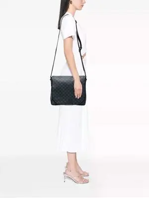 LOUIS VUITTON Damier Graphite Daniel Mm Crossbody Bag - Black