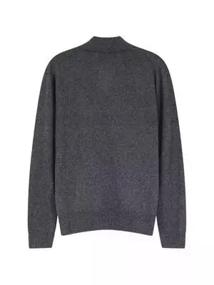 THE ROW Oashi Baby Cashmere Polo Sweater