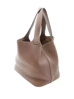 Hermès Clemence Picotin Lock 22 Handbag - Brown