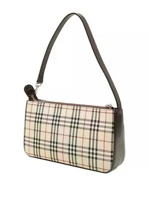 Burberry House Check Canvas Shoulder Bag