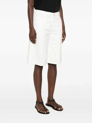 TOTEME Denim Cotton Bermuda Shorts