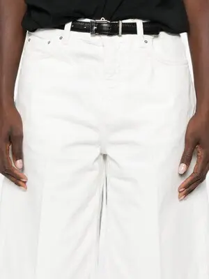 TOTEME Denim Cotton Bermuda Shorts