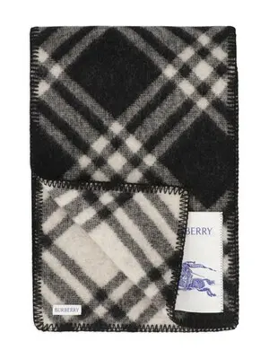 Burberry Check Wool Scarf