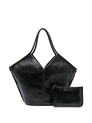 Hereu Calella Leather Tote Bag - Black