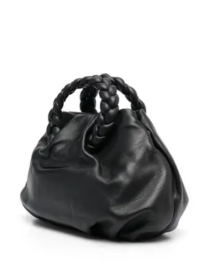 Hereu Bombon Braided Leather Handbag