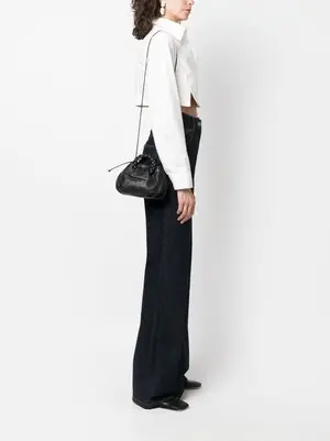 Hereu Bombon Braided Leather Handbag